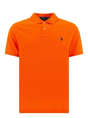 Polo Ralph Lauren Pique Polo Shirt - Orange