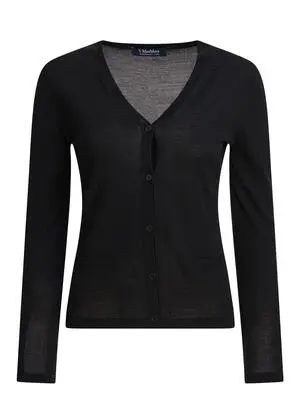 Max Mara Wool Cardigan - Black