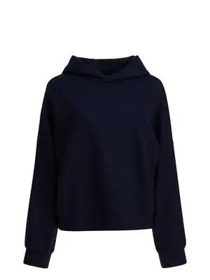 CIRCOLO 1901 Hooded Wool Sweatshirt - Blue