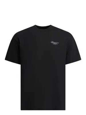 Givenchy Cotton T Shirt With Logo - Black