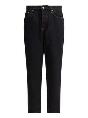 StÜssy Big Ol' Straight Leg Jeans - Black
