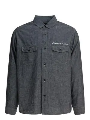 HUMAN MADE Chambray Shirt - Grey