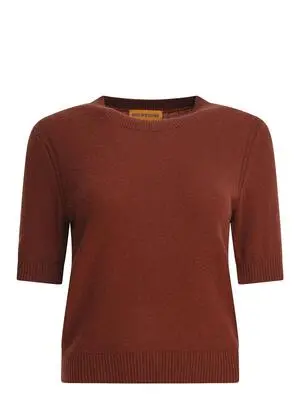 Guest In Residence Sweater Tee - Brown