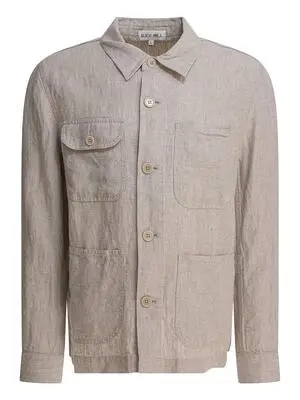 ALEX MILL Linen Work Jacket - Beige