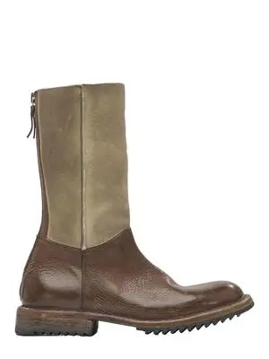 Moma Rick Zippered Ankle Boots - Brown