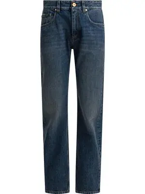 Brunello Cucinelli Column Straight-leg Jeans - Blue