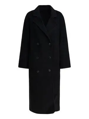 Loulou De Saison Borneo Lds Long Coat - Black