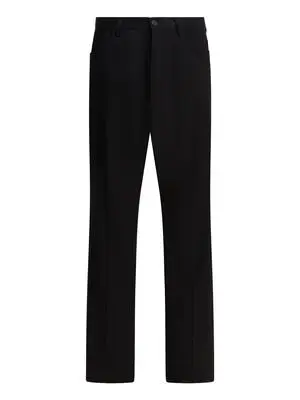 Balenciaga Wool Tailored Pants - Black