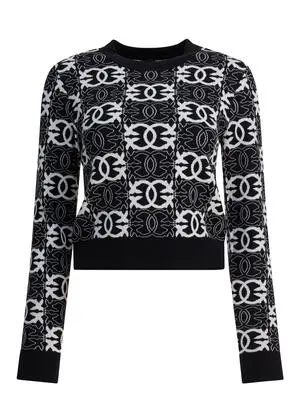 Pinko Patterned Knitwear - Black