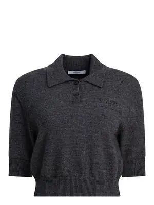 Givenchy Paris 1952 Wool Polo Shirt - Grey
