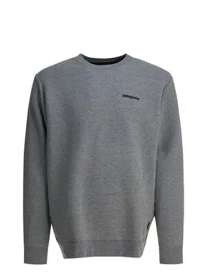 Patagonia Fitz Roy Icon Uprisal Crewneck Sweatshirt - Grey