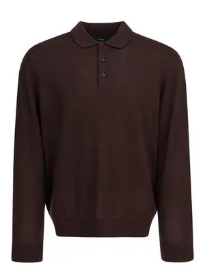 VINCE Merino Wool Polo Shirt