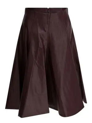 THELAURENT A-line Skirt - Bordeaux