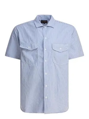 BEAMS Work' Shirt - Blue