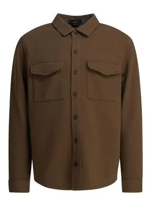 VINCE Cotton Overshirt Jacket