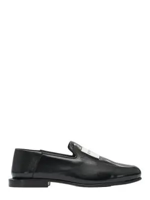 Givenchy Label Loafers - Black