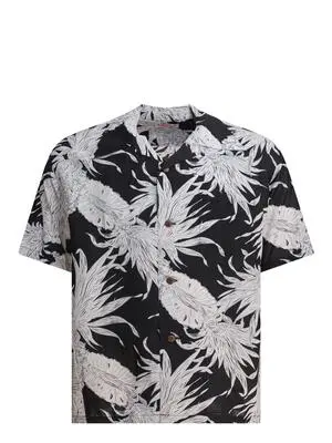 SUN SURF Island Pineapple' Shirt - Black