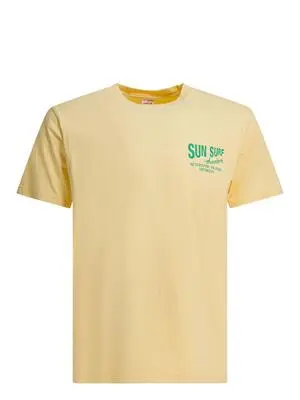 SUN SURF Surfriders Sportswear' T Shirt - Yellow