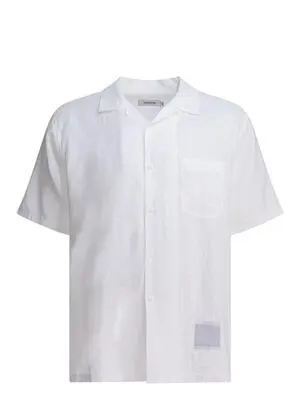 NONNATIVE Voyager' Oxford Linen Shirt - White