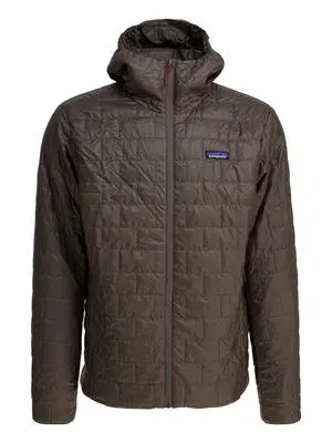 Patagonia Nano Puff Hoody Quilted Jacket - Brown