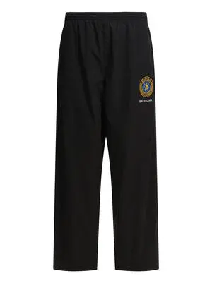 Balenciaga Sports Pants With Logo - Black