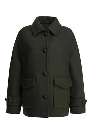 CIRCOLO 1901 Pocketed Jacket W.b - Green