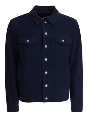 ALTUM Suede Overshirt Jacket - Blue