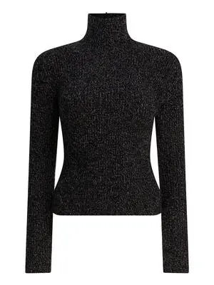 Max Mara Wool And Cashmere Turtleneck Sweater - Black