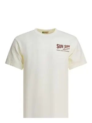 SUN SURF Mc Cully Chop Sui' T Shirt - Beige