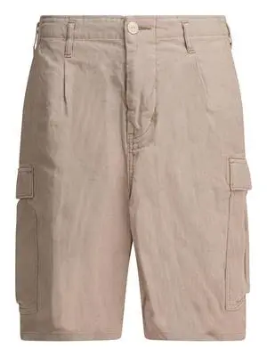 NONNATIVE Linen-acetate Cargo Shorts - Beige