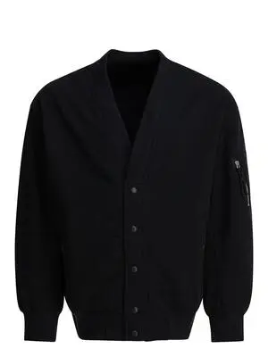 Comme Des Garçons Cotton Cardigan - Black