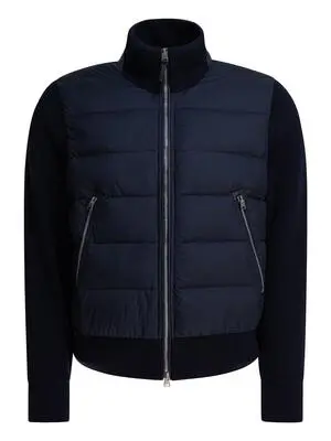TOM FORD Nylon And Wool Short Down Jacket - Blue