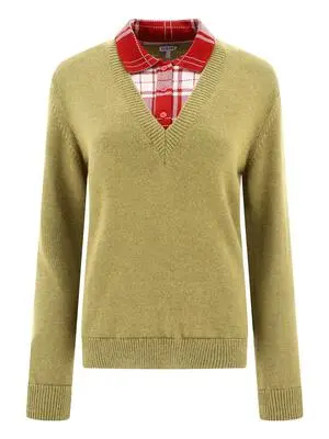 Loewe Trompe L'oeil Sweater - Green