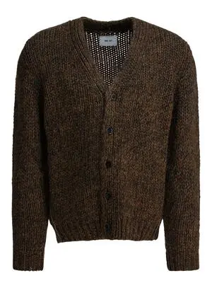 NN.07 Osky' Wool Blend Cardigan - Brown