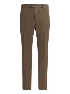 Incotex Cotton Stretch Pants - Brown