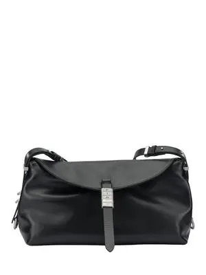 Pinko Leather Shoulder Bag - Black