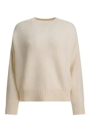 SA SU PHI Cashmere Crew-neck Sweater - White