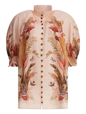 Zimmermann Ascension Ramie Shirt - Beige