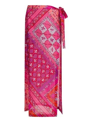 Emilio Pucci Festa Print Long Skirt - Pink