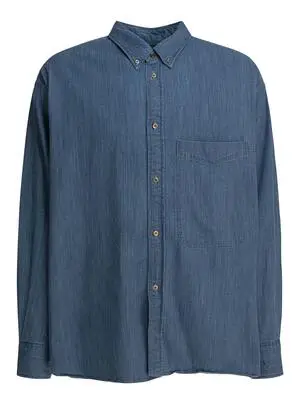 BEAMS Lisa Denim' Shirt - Light Blue