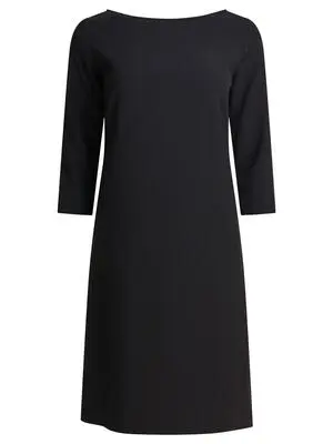 SEMPER Sheath Dress With Boat Neckline - Black