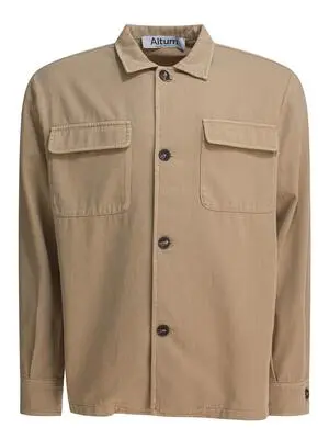 ALTUM Cotton Overshirt Jacket - Beige