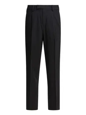 Vince Pleated 'louie Relaxed' Trousers - Black