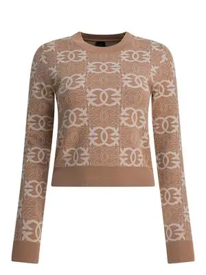 Pinko Patterned Knitwear - Beige