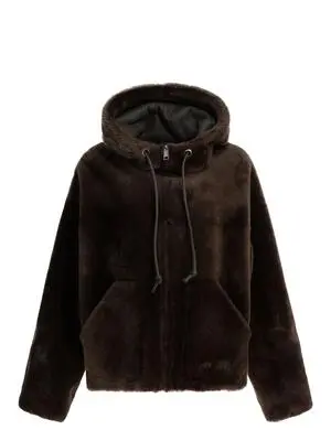 BLANCHA Shearling Jacket - Brown