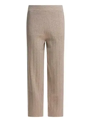 MAX MARA PURE Cashmere Trousers - Beige