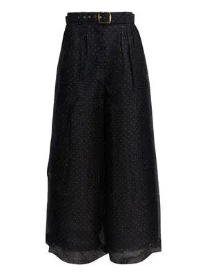 Zimmermann Dream Wide Leg Pants - Black