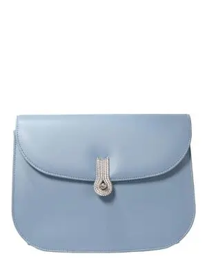 AMATO DANIELE Leather Crossbody Bag - Light Blue