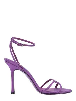 JIMMY CHOO 1998 Leo 100 Mm Heeled Sandals - Purple