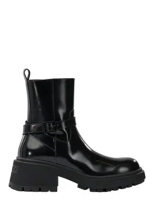 JIMMY CHOO Conny Flat Ankle Boots - Black